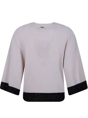 TWINSET Color-block Knit Sweater