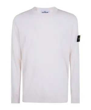 Stone Island Round Neck Sweater - Ivory