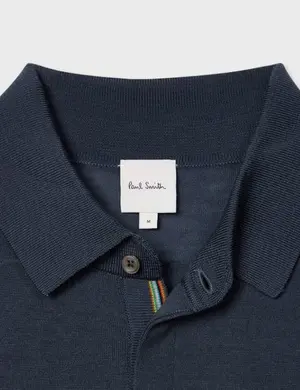 Paul Smith Long-sleeve Knitted Polo Top