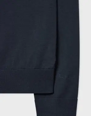 Paul Smith Long-sleeve Knitted Polo Top