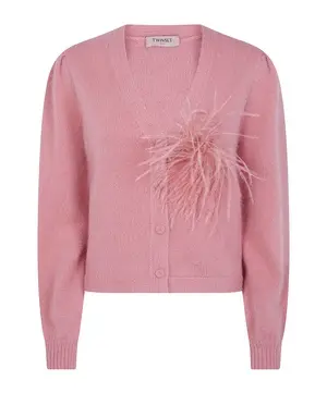 TWINSET V-neck Long-sleeve Knit Top - Pink