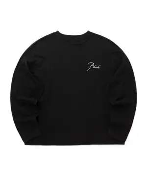 Rhude Classique Reverse Long-sleeve T-shirt - Black