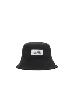 MAISON MARGIELA Reversible Teddy Nylon Bucket Hat - Black