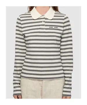 Samsøe Samsøe Long Sleeve Polo Shirt - No