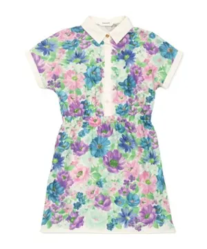 Versace Short-sleeved Dress - Multicolor
