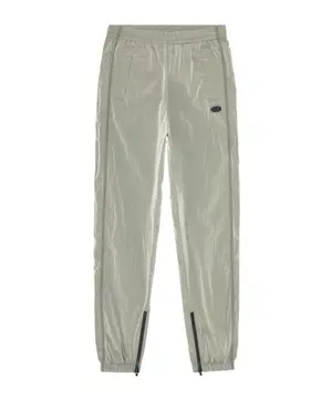 DIESEL® Crinkled-effect Track Pants - Light Gray