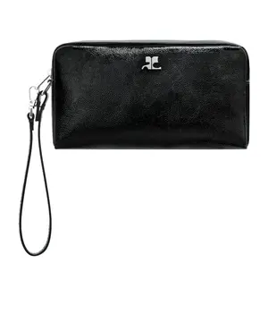 COURREGES Courrèges Ac Beauty Pouch Make Up Bag - Black