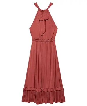 Mint Velvet Ruffle Halter Neck Maxi Dress
