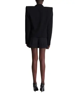 Balmain Cropped Embroidered Jacket