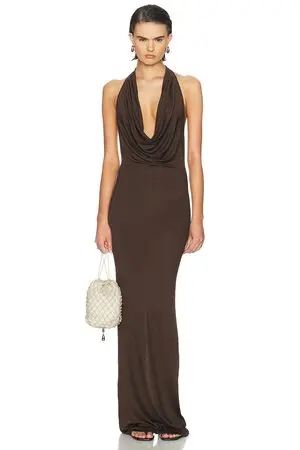Eterne Gisele Maxi Dress - Bark