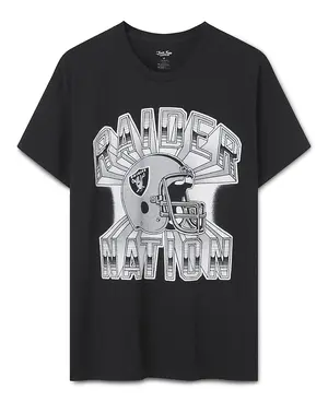 Junk Food Clothing Las Vegas Raiders Heroic Tee - Black