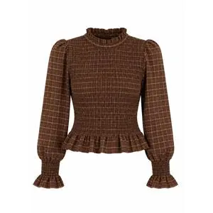 MIND TRAVELER Chia Alia Blouse - Brown