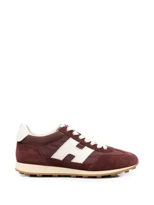 Hogan H727 Leather Sneakers - Red