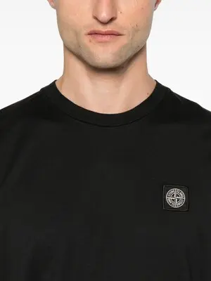 Stone Island Logo Cotton T-shirt