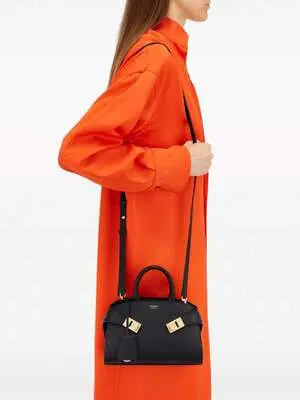 FERRAGAMO Hug Mini Leather Handbag - Multicolor