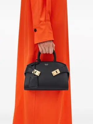 FERRAGAMO Hug Mini Leather Handbag - Multicolor