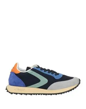 VALSPORT Sneakers Size Textile Fibers, Leather - Navy