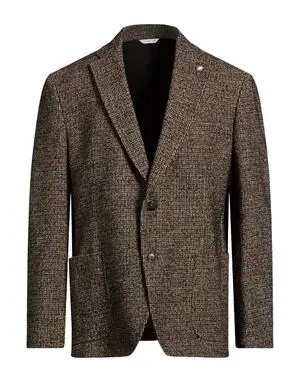 MANUEL RITZ Blazer Size Cotton, Polyester, Acrylic, Wool