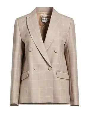 Paul & Joe Blazer Size Virgin Wool, Silk, Linen - Beige