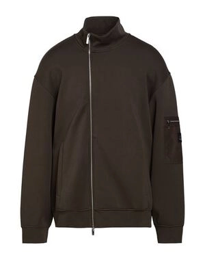 Armani Exchange Long Sleeve Zip-up Sweatshirt - Green