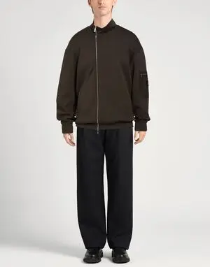 Armani Exchange Long Sleeve Zip-up Sweatshirt - Green
