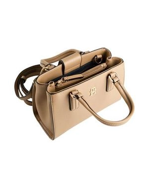 Tommy Hilfiger Polyurethane Tote Bag - Beige