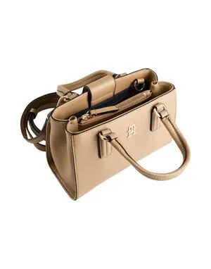 Tommy Hilfiger Polyurethane Tote Bag - Beige
