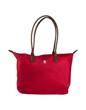 Tommy Hilfiger Recycled Nylon And Cow Leather Shopper Bag - Red