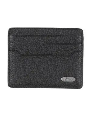 Brioni Document Holder Soft Leather - Black