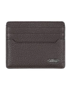 Brioni Soft Leather Document Holder - Brown