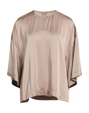 Rick Owens Top Cream Size Acetate, Viscose - Grey