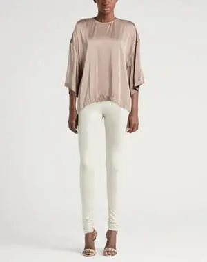 Rick Owens Top Cream Size Acetate, Viscose - Grey