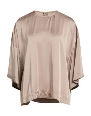 Rick Owens Top Cream Size Acetate, Viscose - Grey