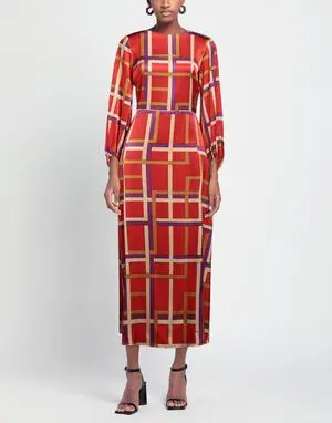 Momoni Maxi Dress Size Silk, Elastane