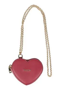 Bally Coin Purse Cream Leather - Red