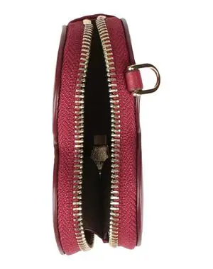 Bally Coin Purse Cream Leather - Red