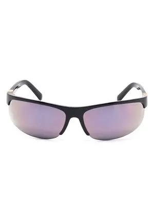 Miu Miu Black Mirrored Lens Sunglasses - Multicolor