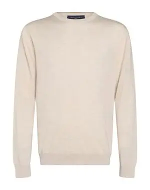 DANIELE FIESOLI Sweater Size Merino Wool - Beige