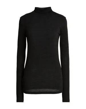 MANILA GRACE T-shirt Size Polyester, Viscose, Polyamide, Metallic Polyester, Elastane - Black