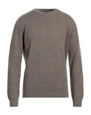 GRAN SASSO GRAN SASSO Men's Cashmere Crewneck Sweater Grey