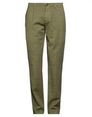 JACOB COHЁN Pants Military Size Cotton, Virgin Wool, Elastane - Green