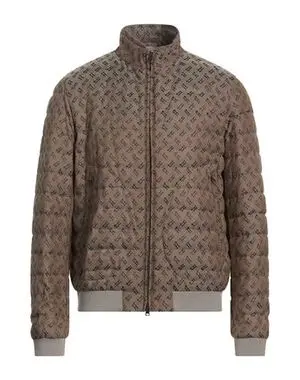 Herno Puffer Taupe Size Polyester, Cotton - Grey