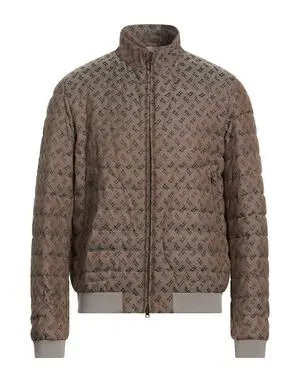 Herno Puffer Taupe Size Polyester, Cotton