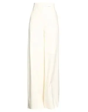Max Mara Pants Ivory Size Cotton, Elastane