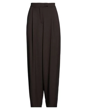 KAOS Pants Size Polyester, Viscose, Elastane - Dark Brown