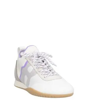Hogan Textile Fibers And Leather Low-top Sneakers
