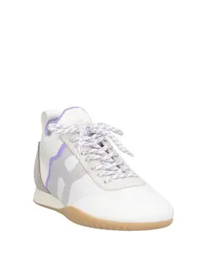 Hogan Textile Fibers And Leather Low-top Sneakers