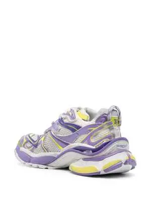 Balenciaga Runner 2 Distressed Paneled Sneakers - Multicolor