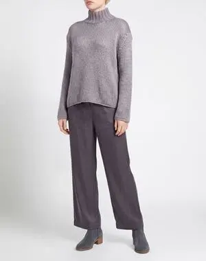 FORTE_FORTE Knitted Turtleneck - Grey