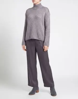 FORTE_FORTE Knitted Turtleneck - Grey